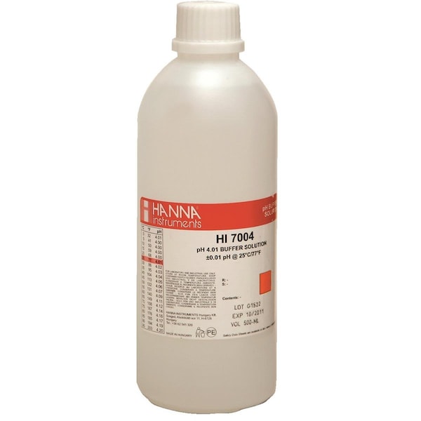 Hanna Instruments 4.01 pH Calibration Solution HI7004L | Zoro